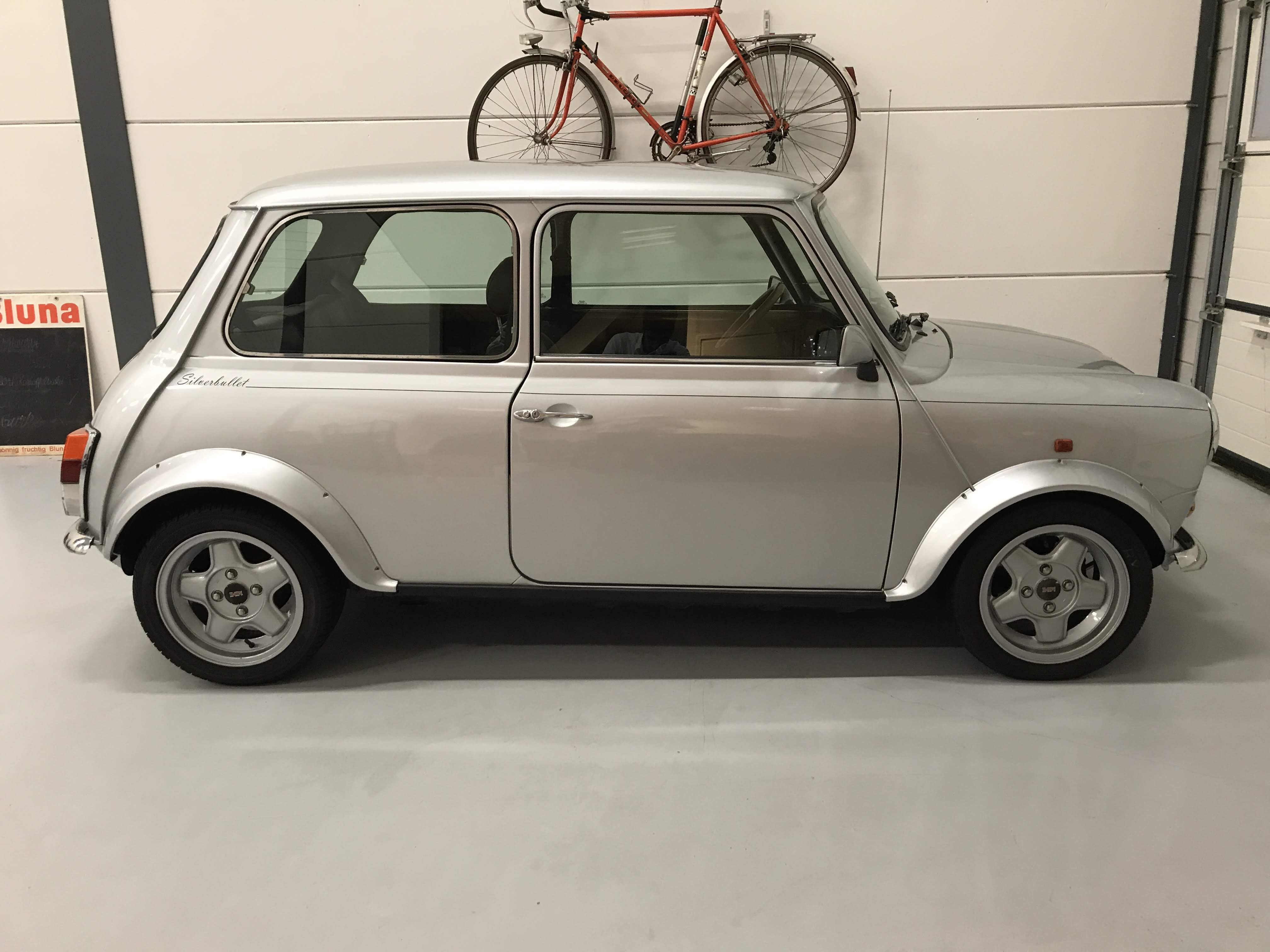 Rover Mini Cooper 1996 Silver Bullet Volledig gerestaureerd in unieke ...